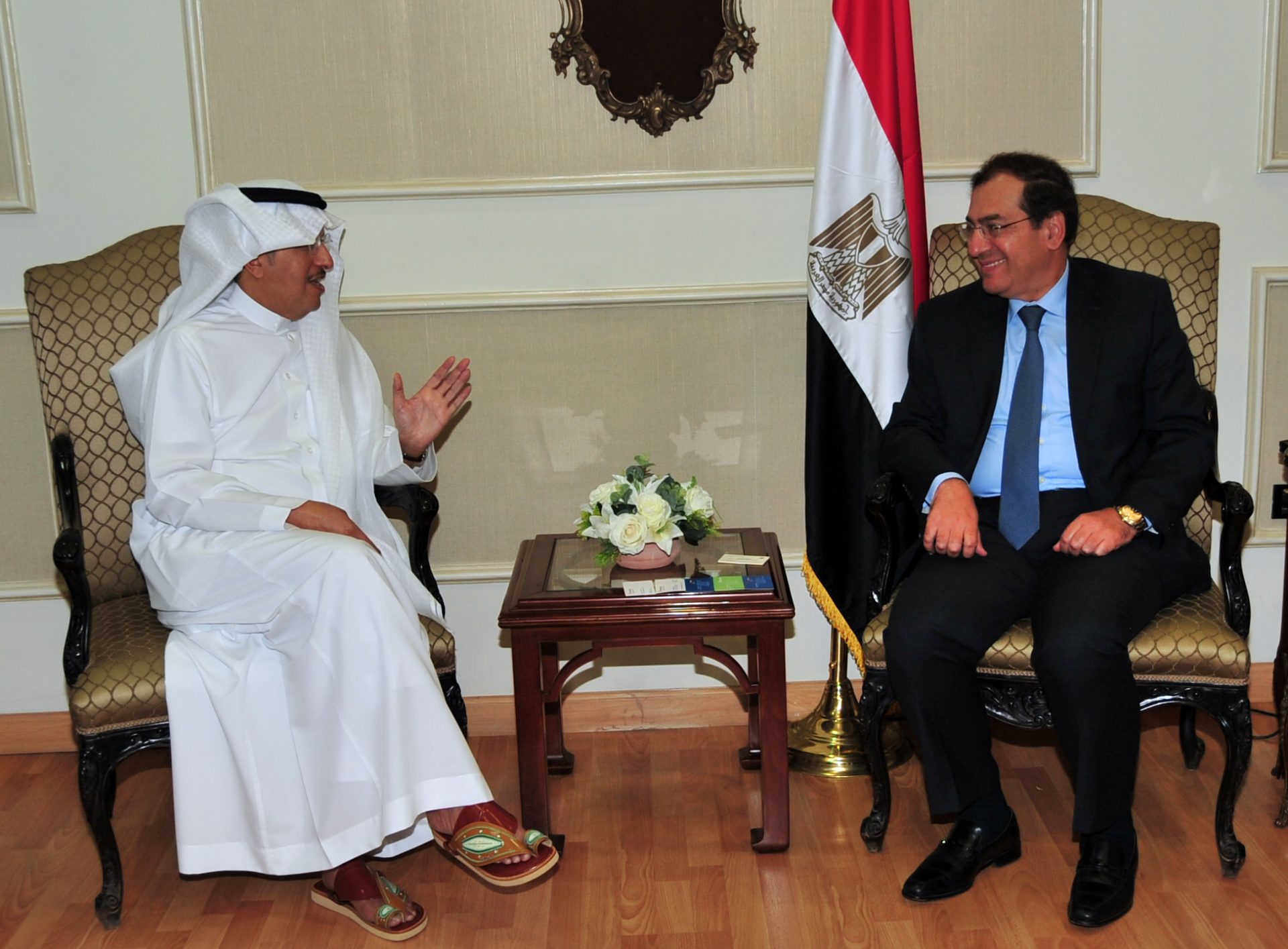 El Molla Meets with ACWA Power CEO | Egypt Oil & Gas