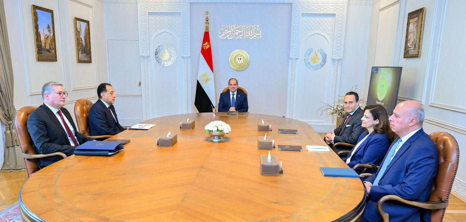 El Sisi and Shell CEO Talk Enhancing Cooperation | Egypt Oil & Gas