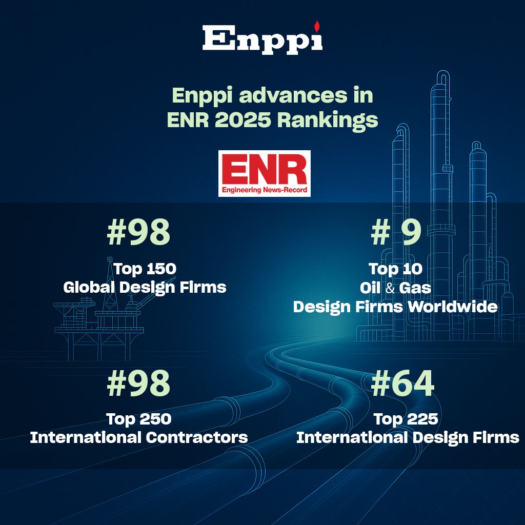 ENPPI Achieves Record Rankings at ENR 2025 Global Lists | Egypt Oil & Gas